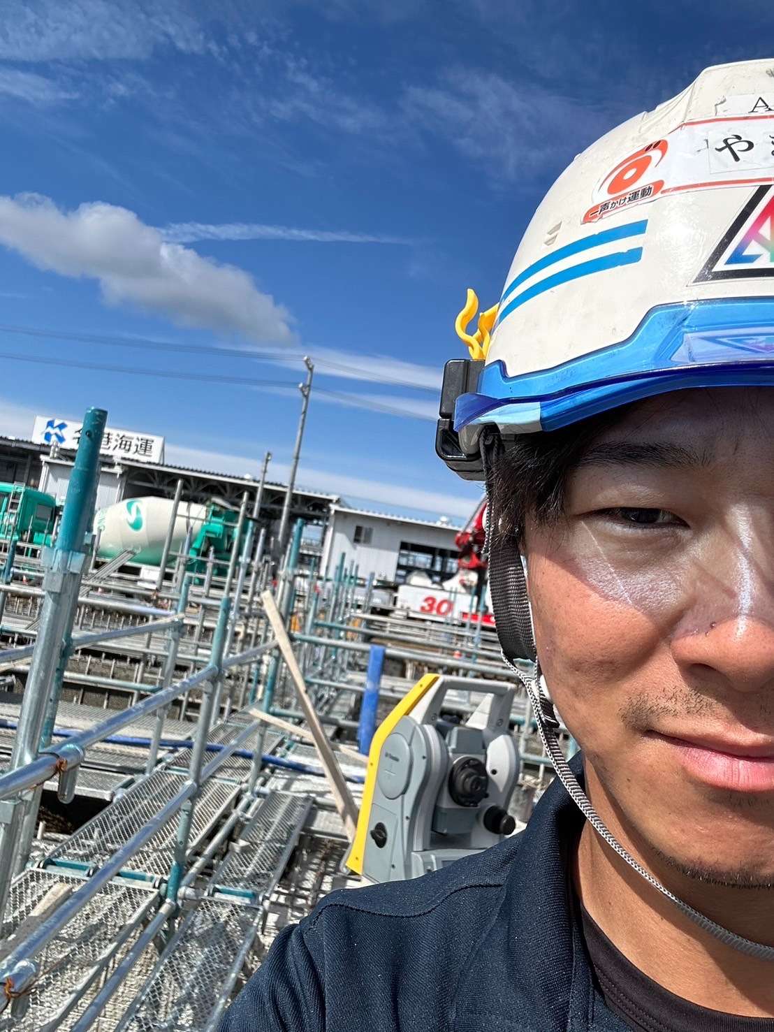 鉄骨のアンカーフレーム調整を行いました | ブログ | 愛知で測量なら「株式会社J.ace」